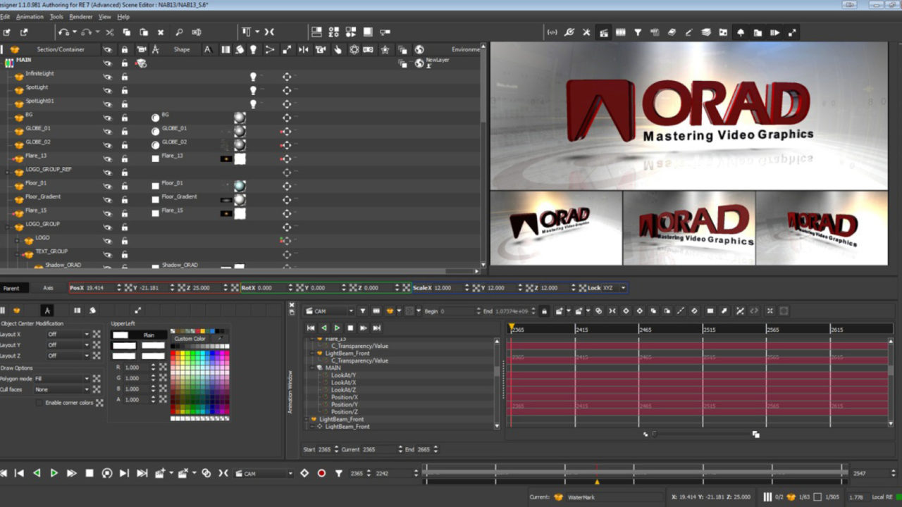 Mediakwest - 4Designer, le nouveau logiciel de création d’Orad présenté ...