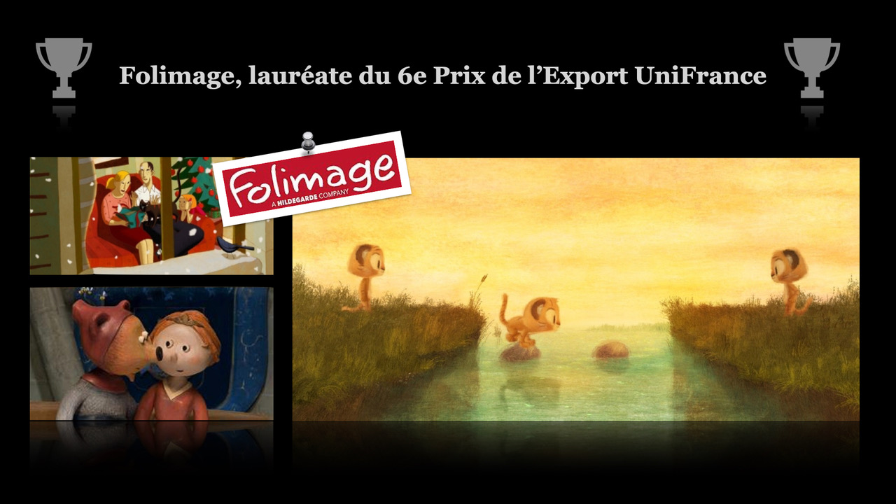 Mediakwest - Folimage reçoit le 6e Prix de l’Export par Unifrance et l’AFCA