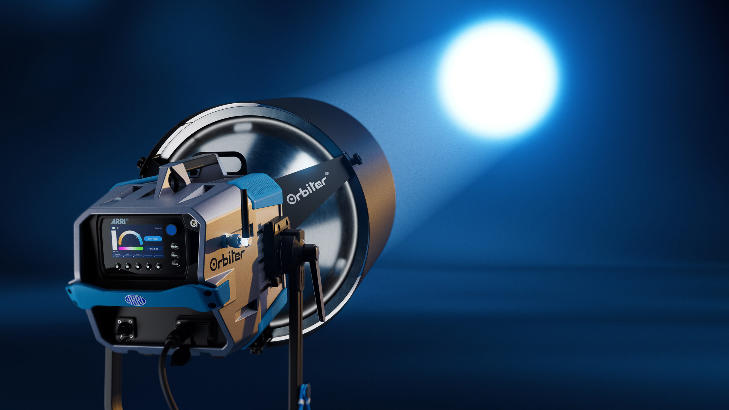 Mediakwest - Orbiter Beam par ARRI : Le nouveau spot LED à spectre ...